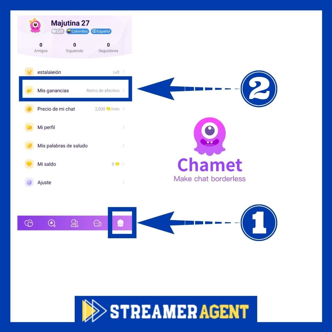 Streamer Chamet App » Trabajo Streamer - Agencias de Streamer