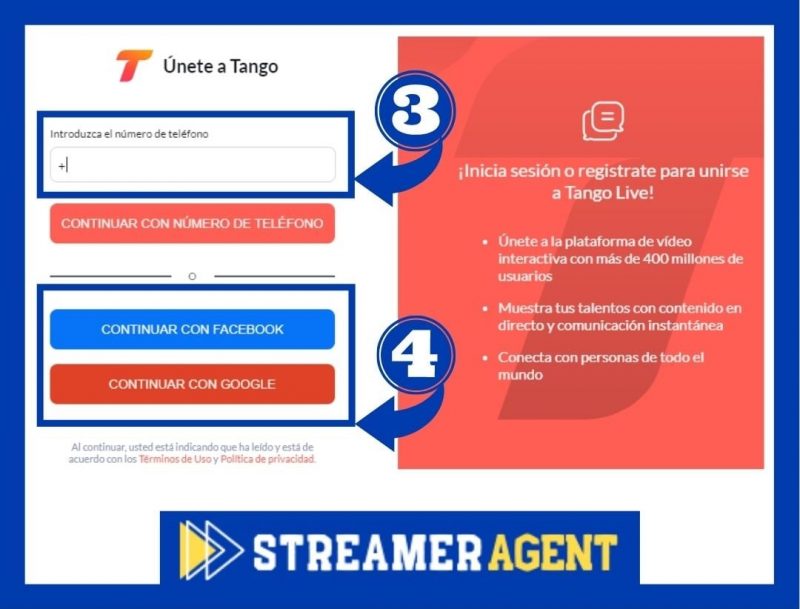 Streamer Tango Live App » Streamer Work - Streamer Agencies