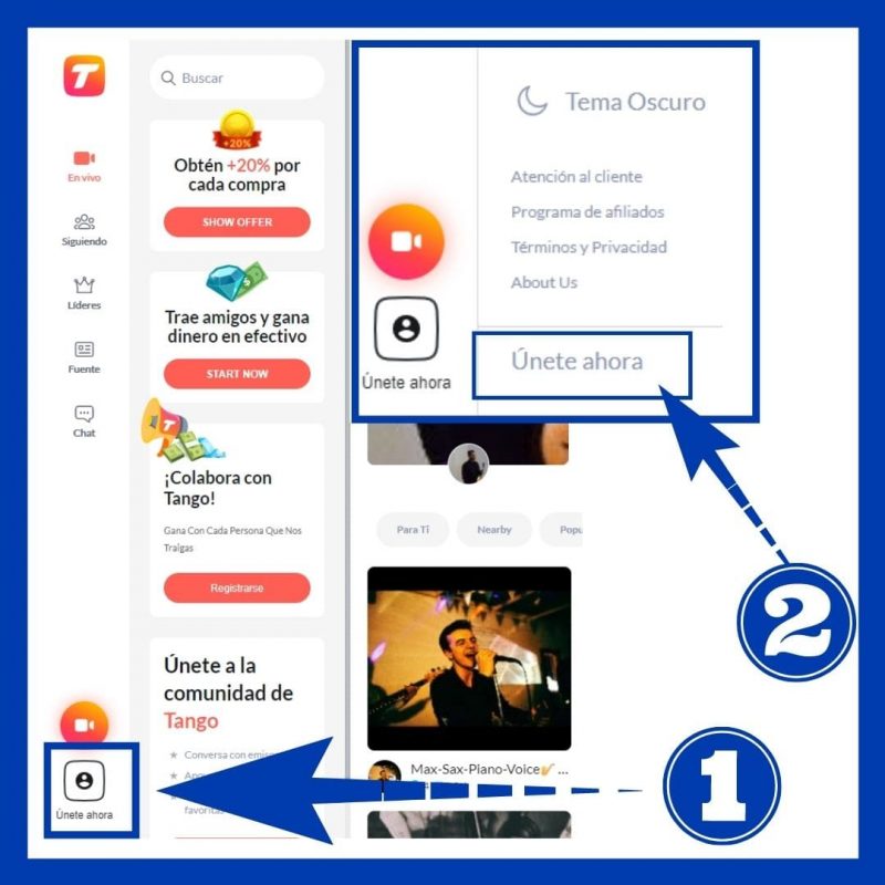 Streamer Tango Live App » Streamer Agent - Agencias de Streamer